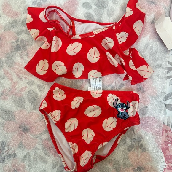 Disney | Swim | Lilo And Stitch 2pc Kids Swim Suit Like New S3 | Poshmark
